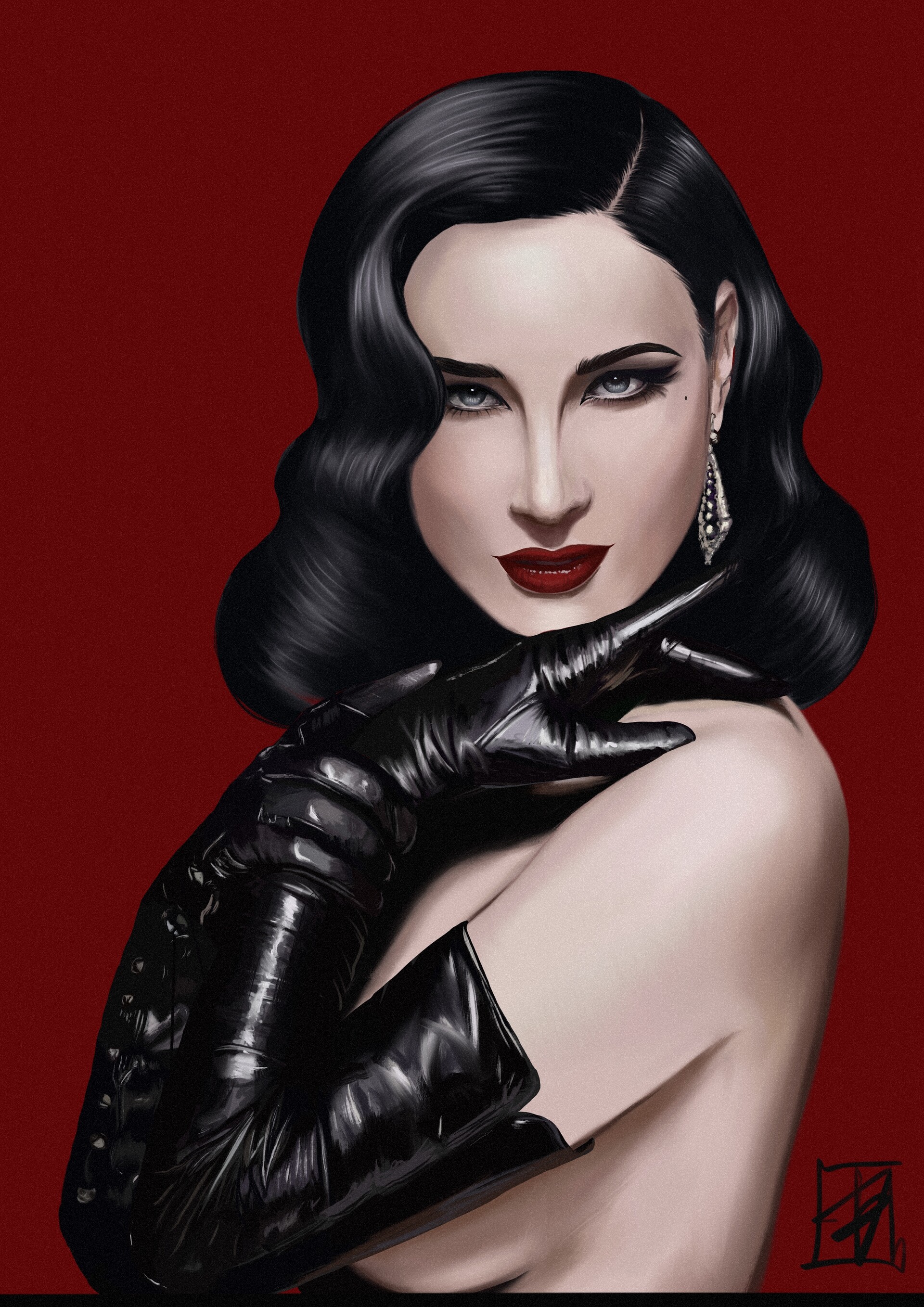 ArtStation - Dita Von Teese