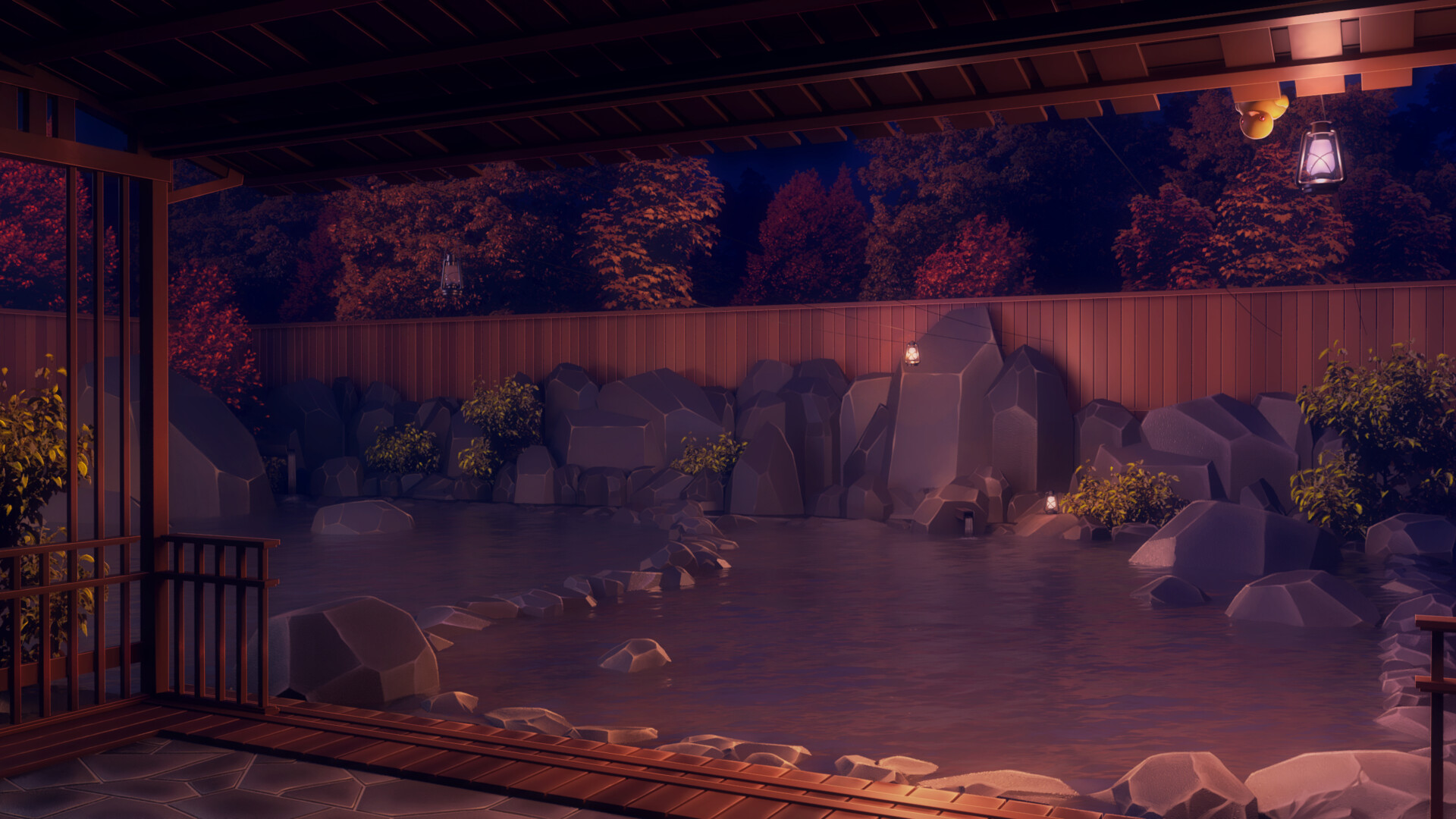 ArtStation - Onsen BG