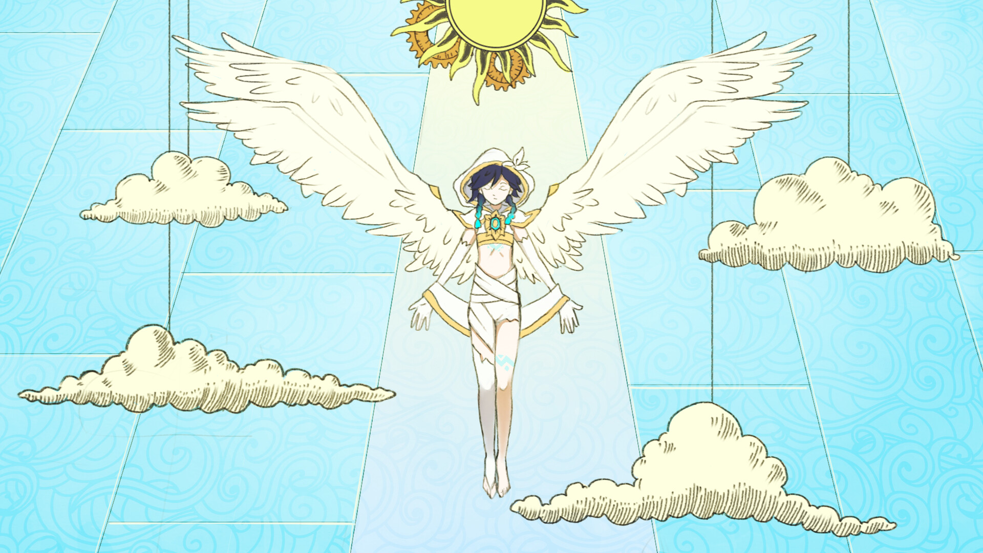 ArtStation - Venti. Anemo Archon (genshin impact)