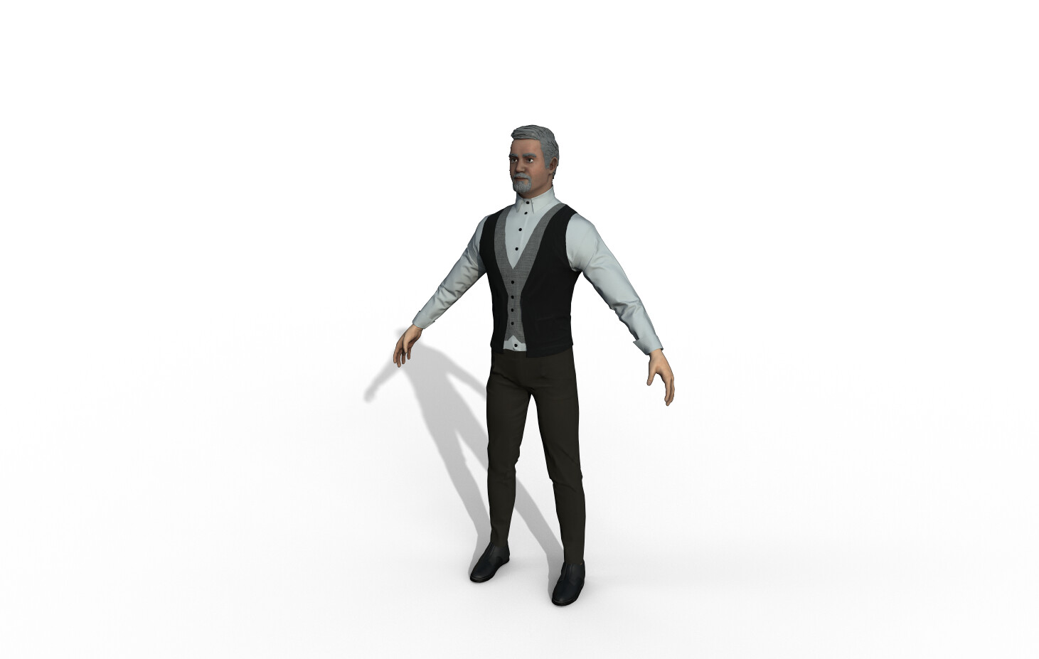ArtStation - Barman (game model)