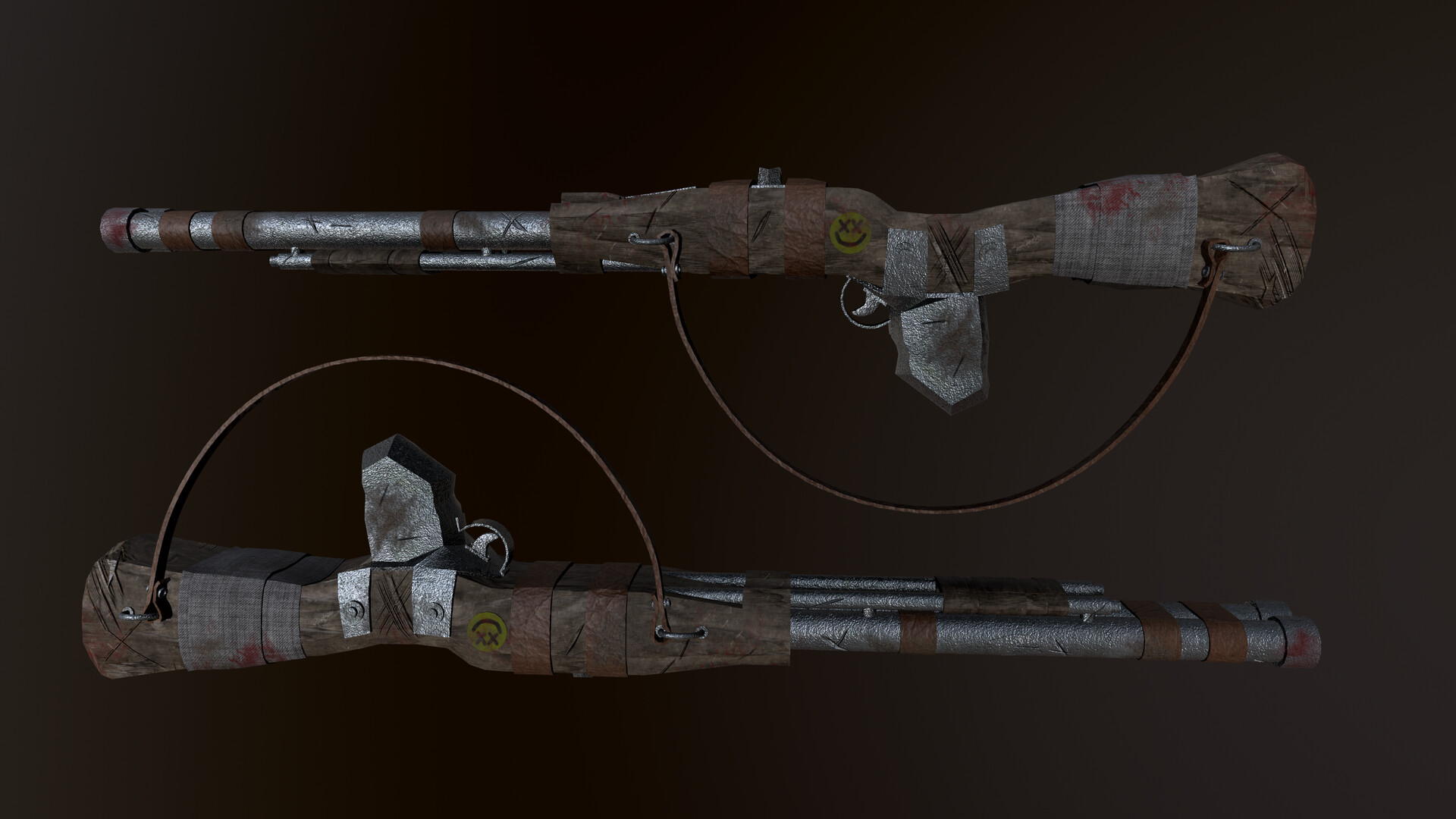ArtStation - post-apocalypse shotgun