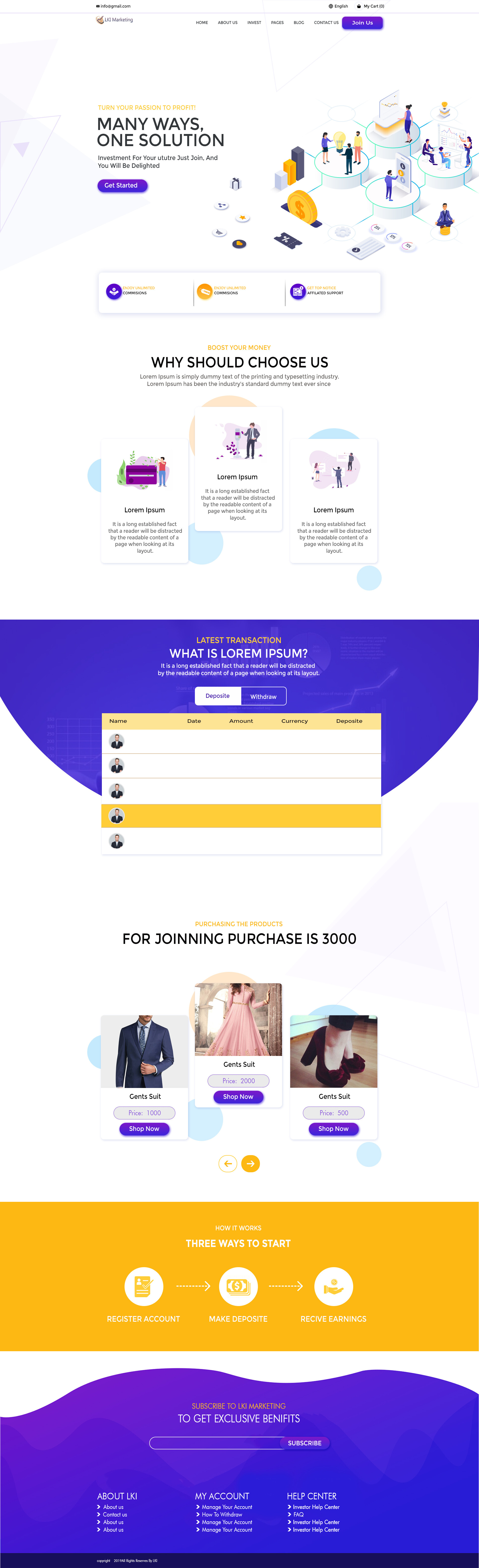 ArtStation - Marketing Website Template