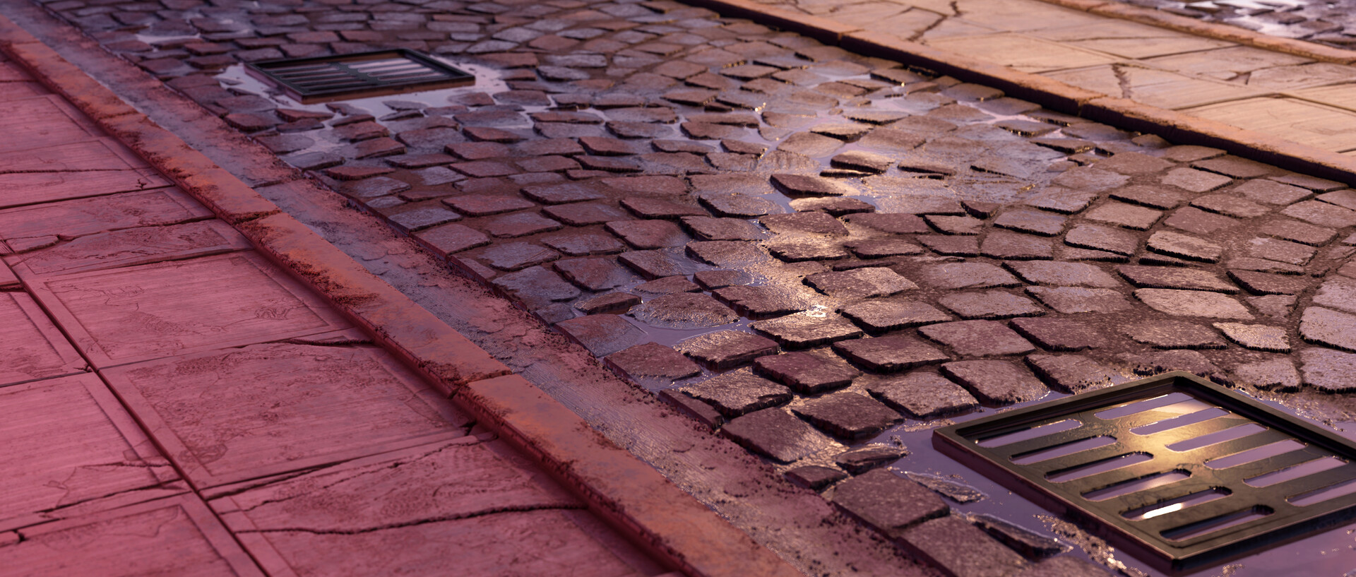 ArtStation - Cobblestone Street - Study