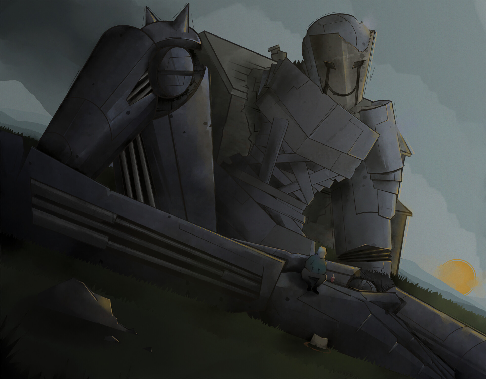 ArtStation - Mech Wreck