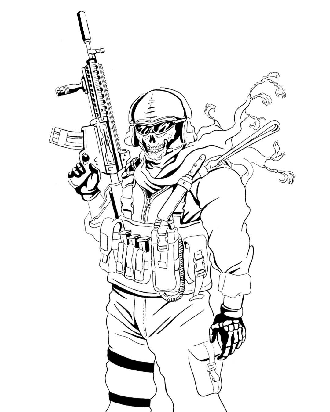 call of duty coloring pages modern warfare 2