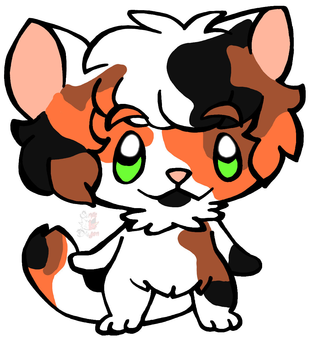 how to draw a cat furry