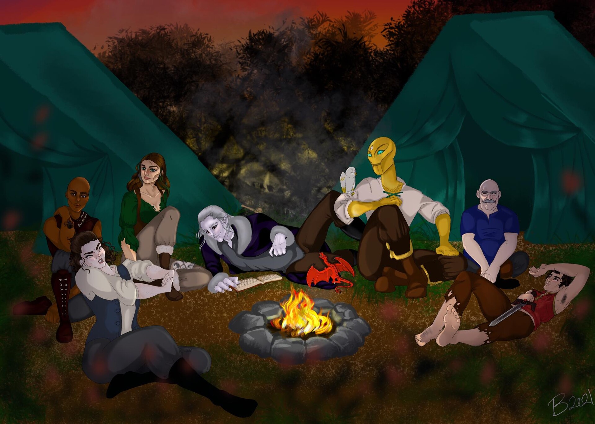 Nightshade Cartography - Around the Fire