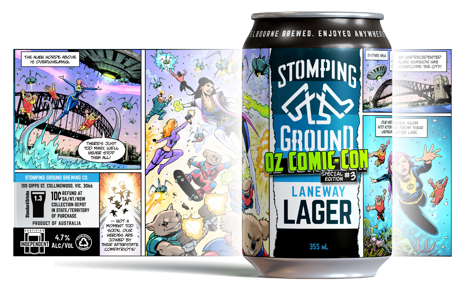 ArtStation - Oz Comic-Con Comic Cans