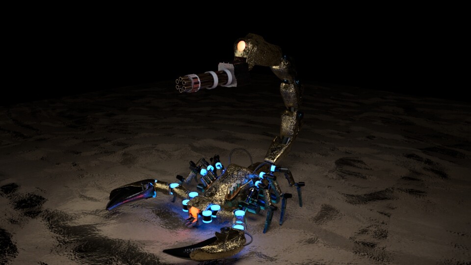 ArtStation - Robotic scorpion