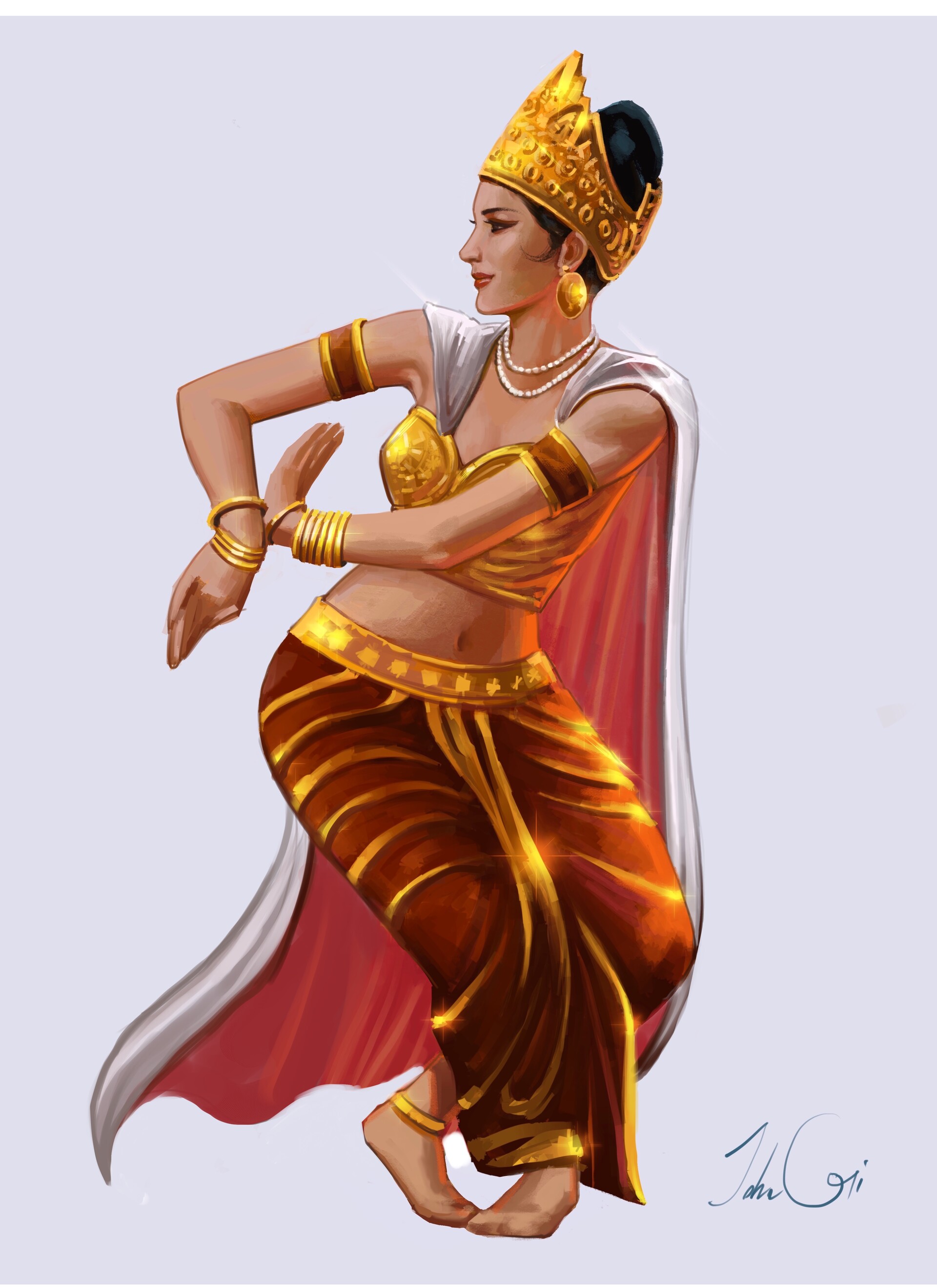 ArtStation - Bagan Lady ( Myanmr )