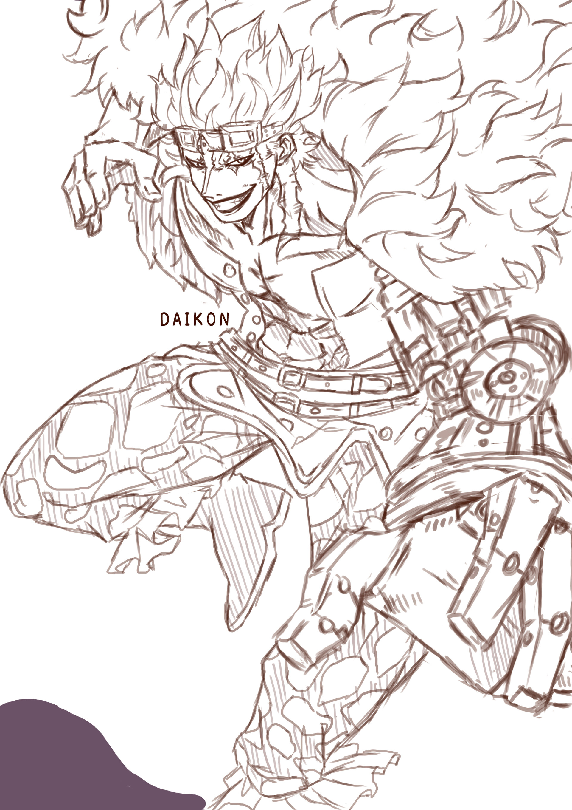 ArtStation - Eustass Kid_Wip