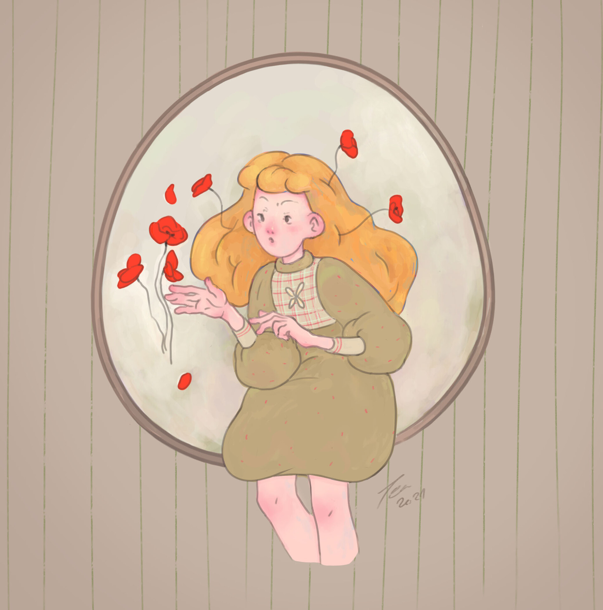 ArtStation - Poppies & Rainbow