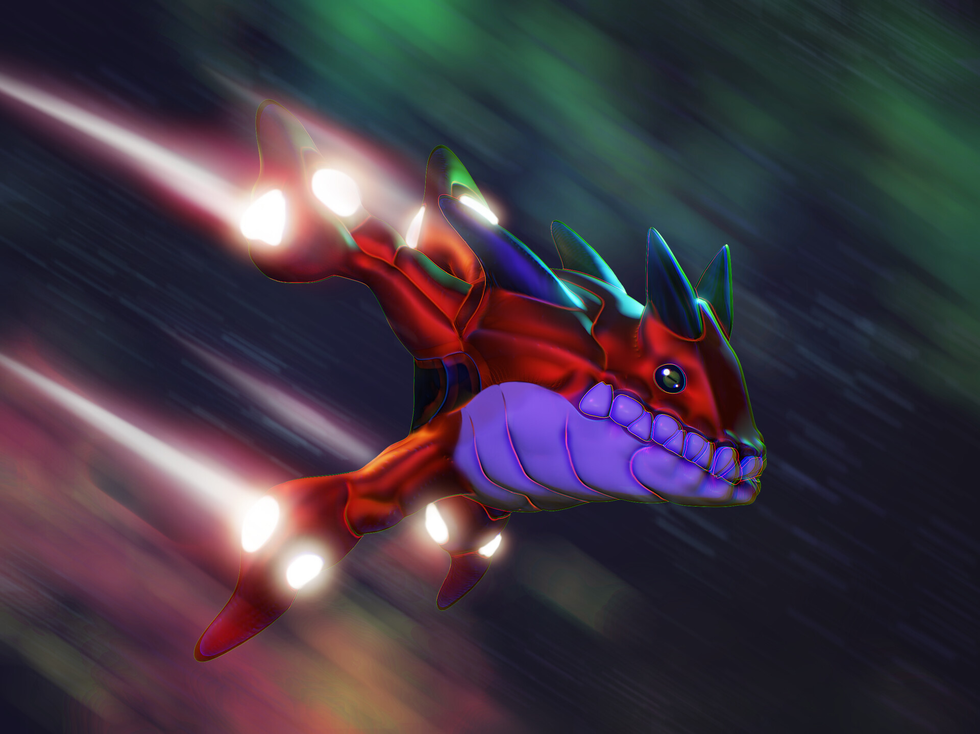 ArtStation - Space speed creature