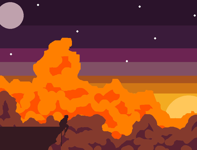 ArtStation - Pixel art horizons