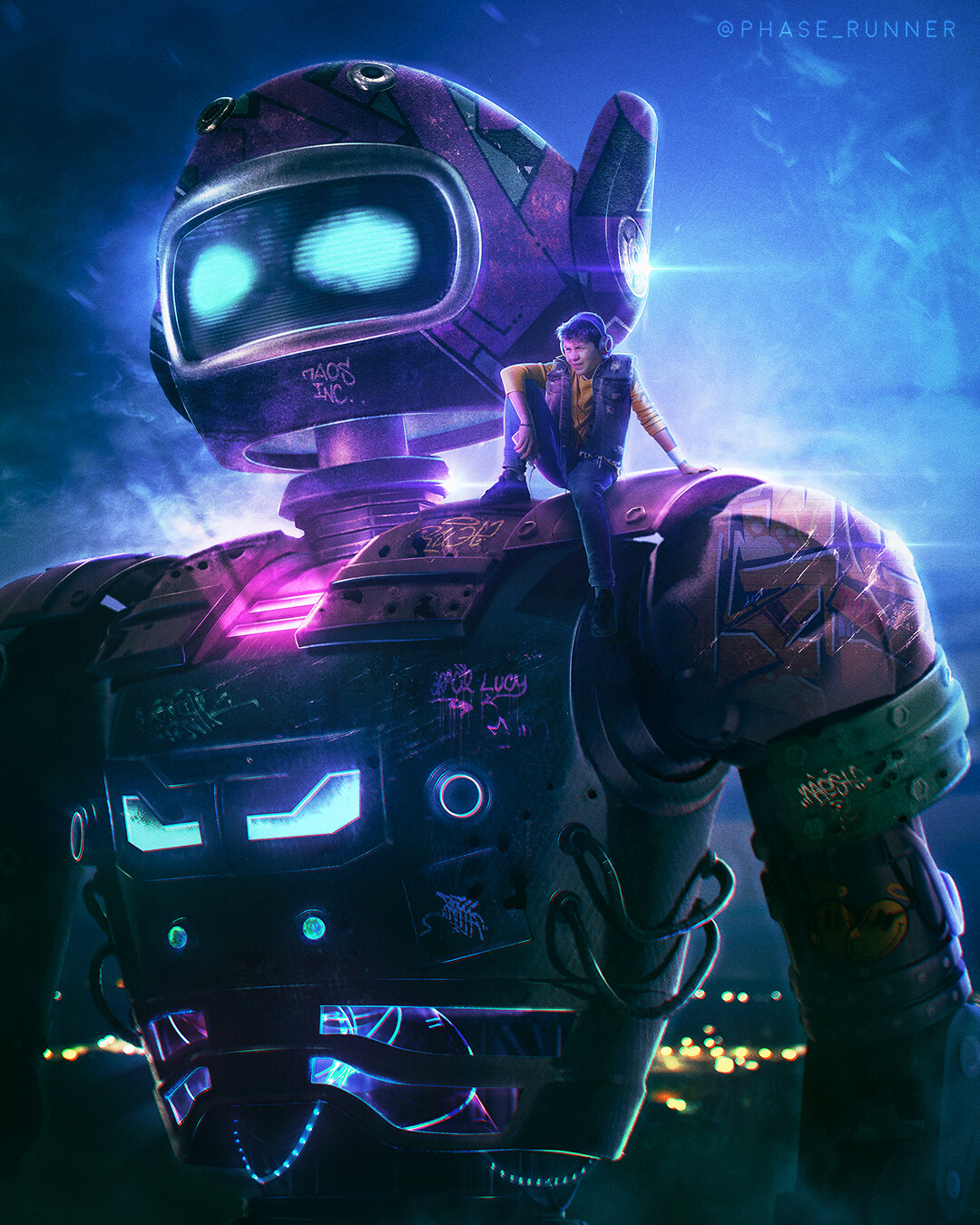 ArtStation - Neon Giant