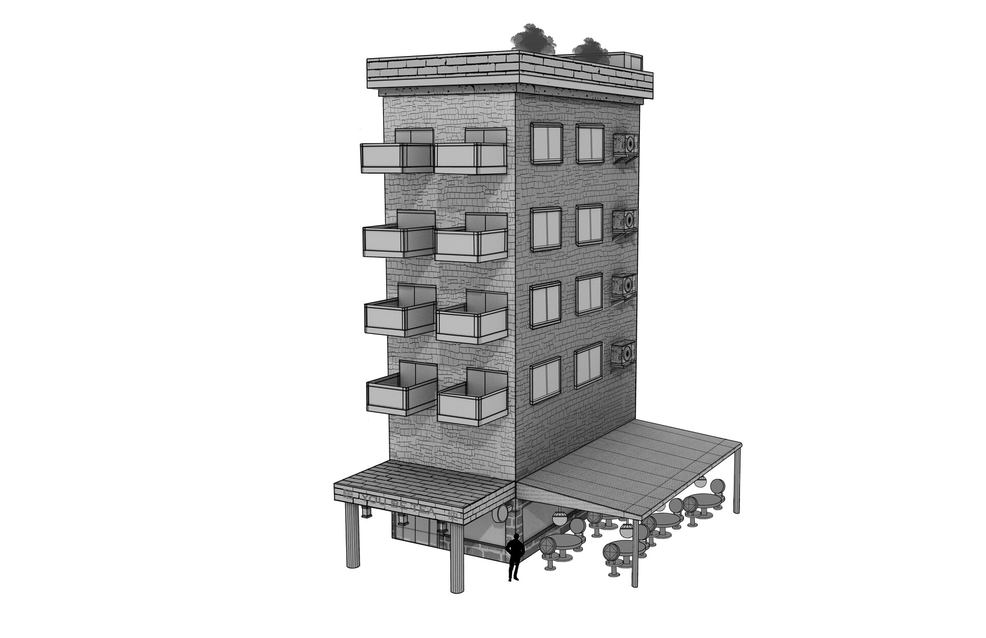 ArtStation - Apartment Building Design