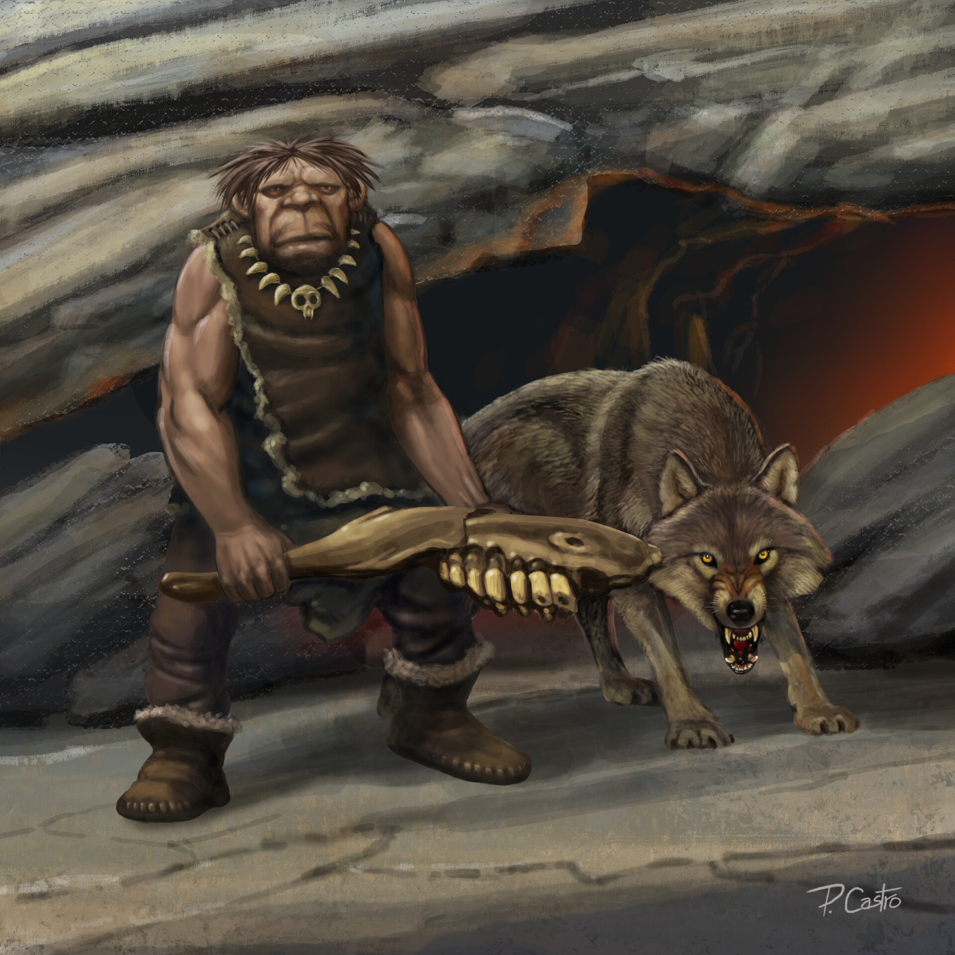 ArtStation - Defending home