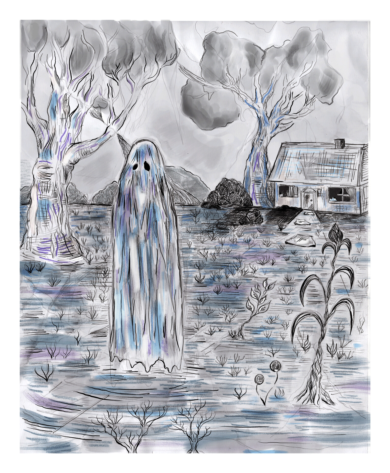 ArtStation - Lonely Ghost