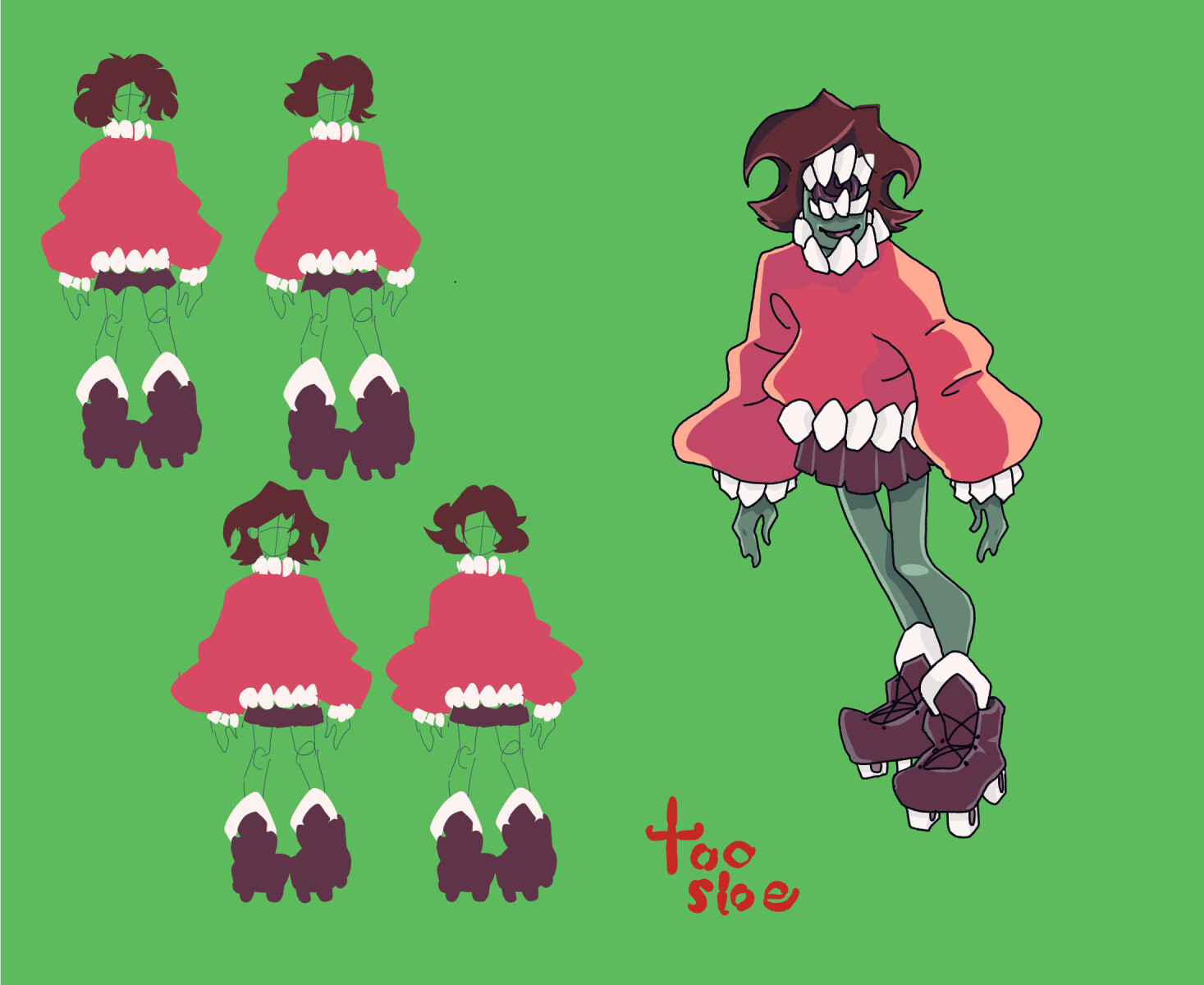 ArtStation - Tooth Girl Design