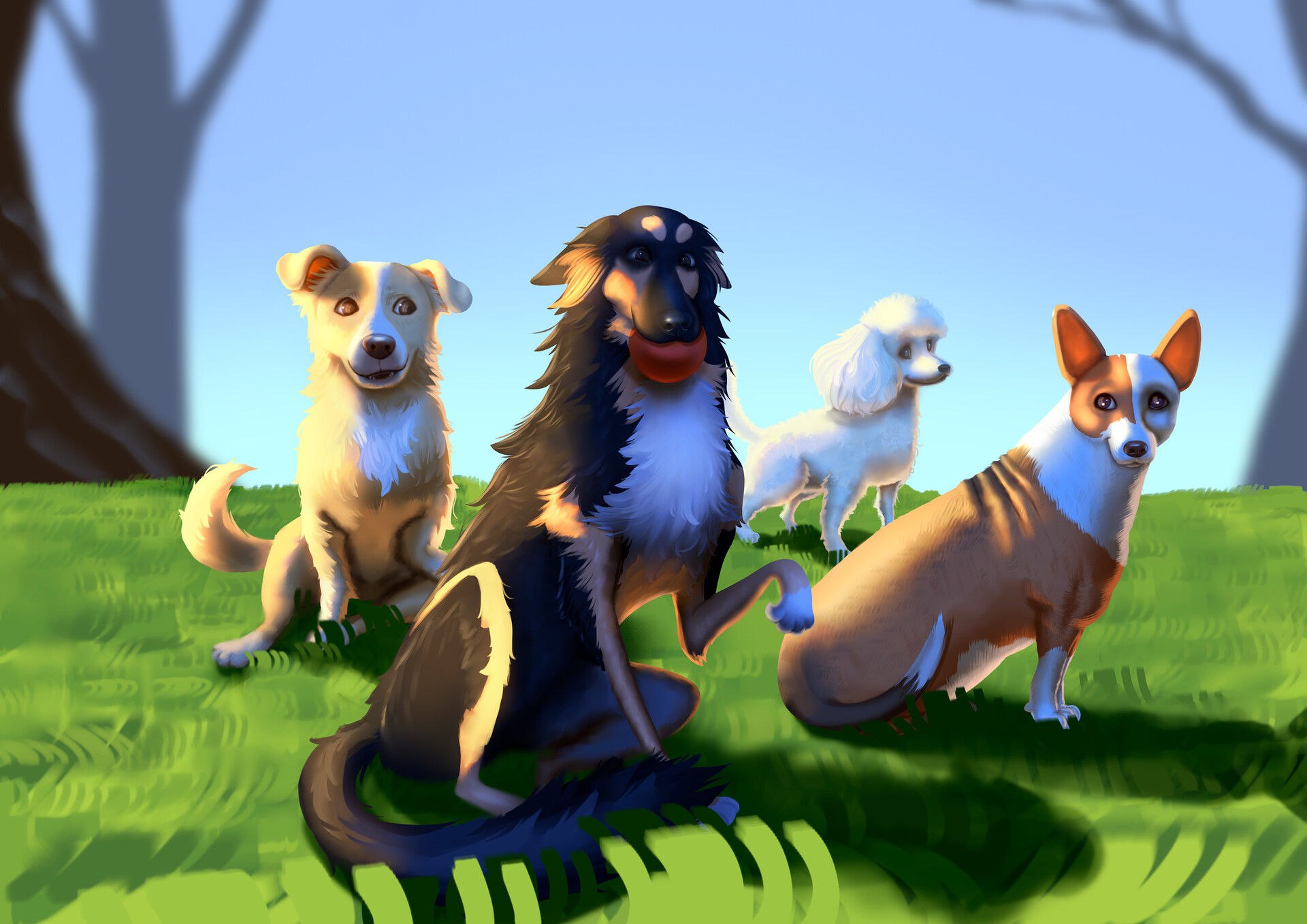 ArtStation - Commission - Gtolliver's Pets