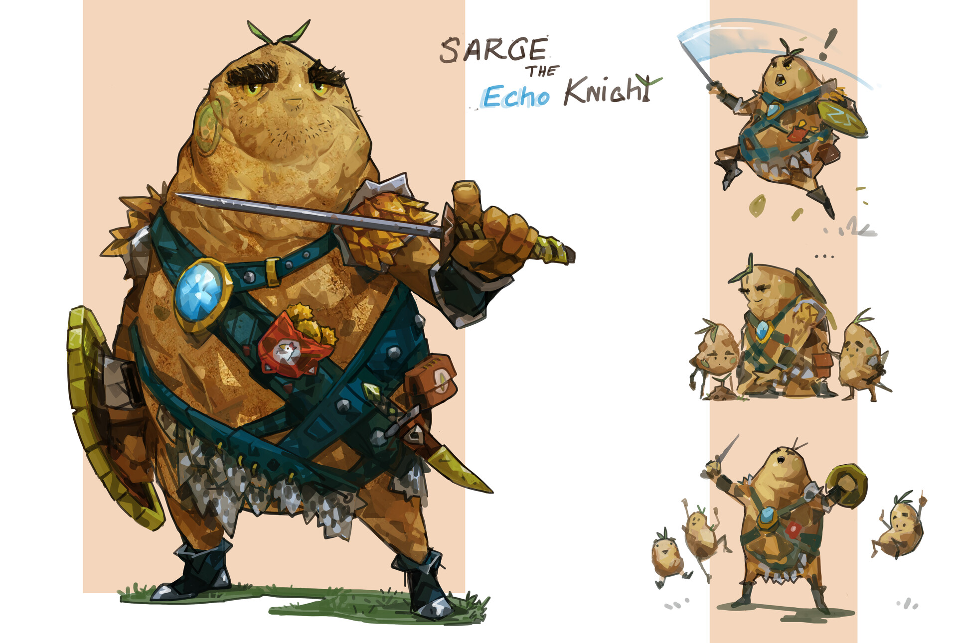 ArtStation - Food DND Character Party