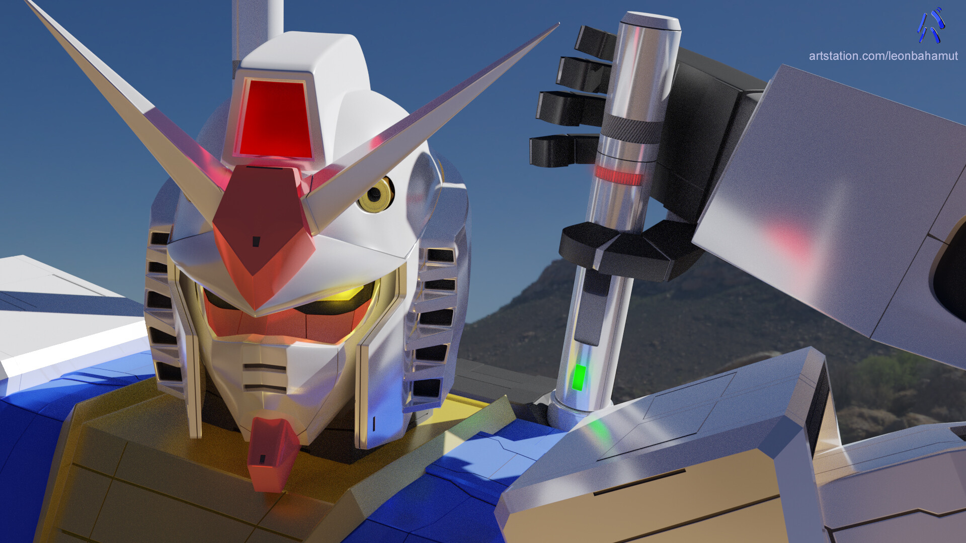 ArtStation - Gundam RX78-2 3D Fan Art