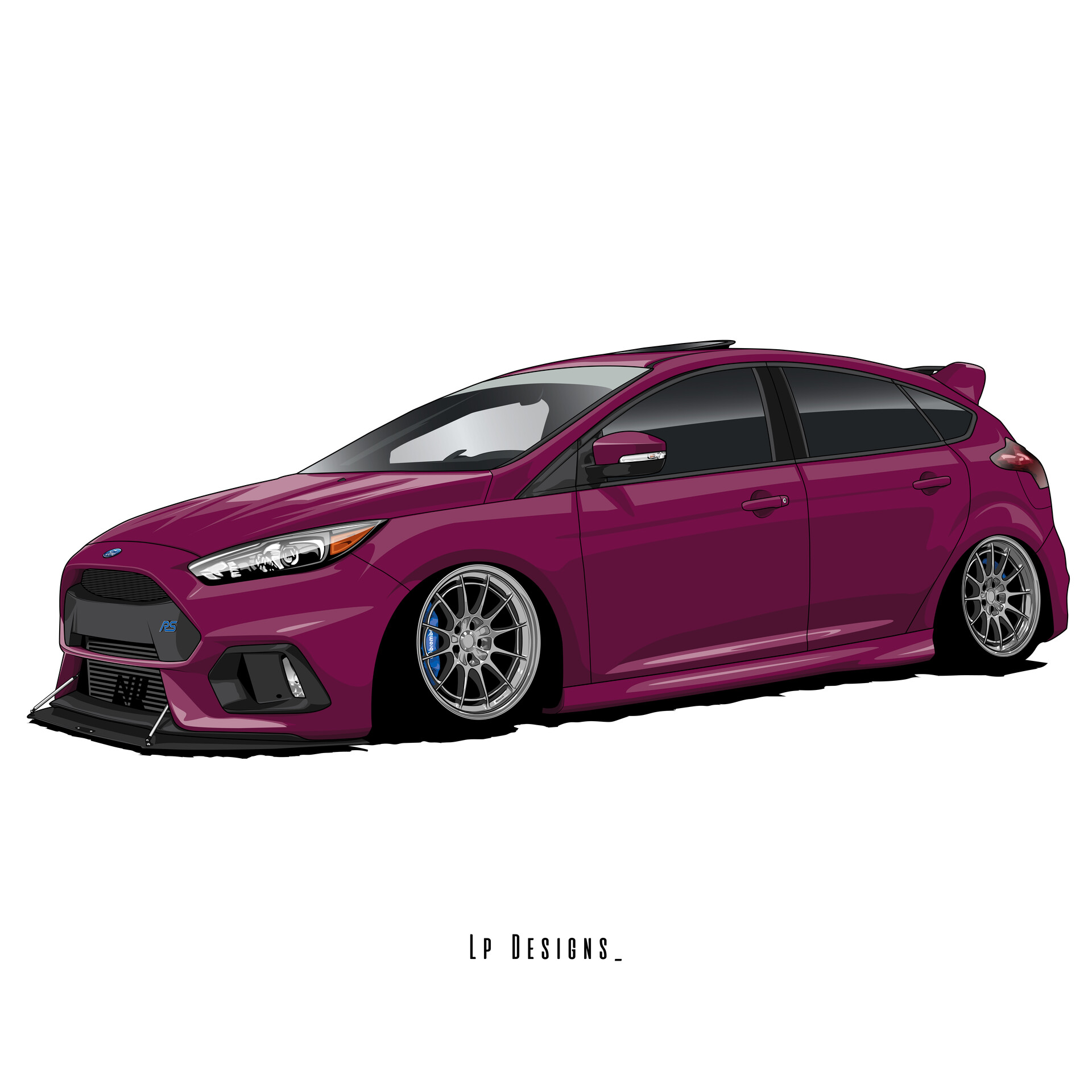 ArtStation - Ford Focus RS