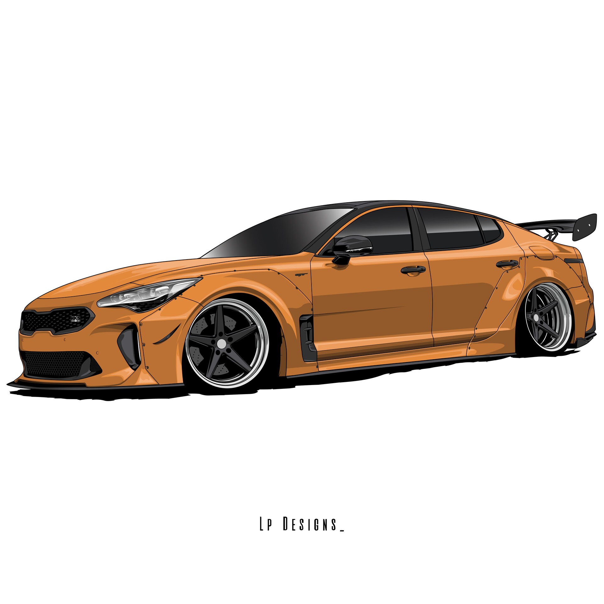 ArtStation - Kia Stinger Gt