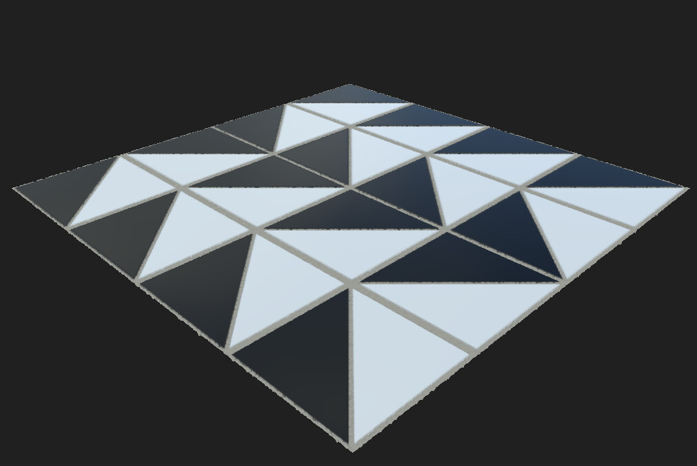 Nicholas Ross - Basic Tiles: Triangle Alternating