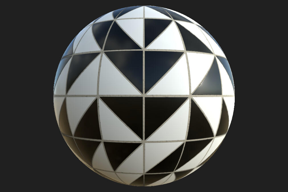 ArtStation - Basic Tiles: Triangle Random