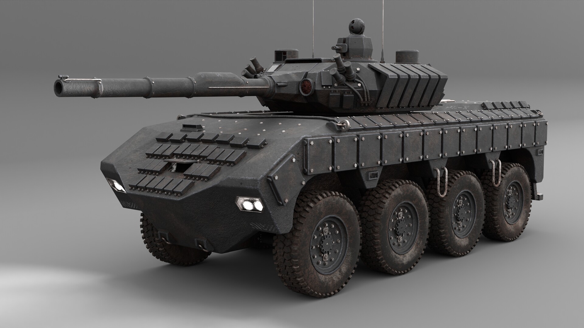 ArtStation - Modern Tank PL-X