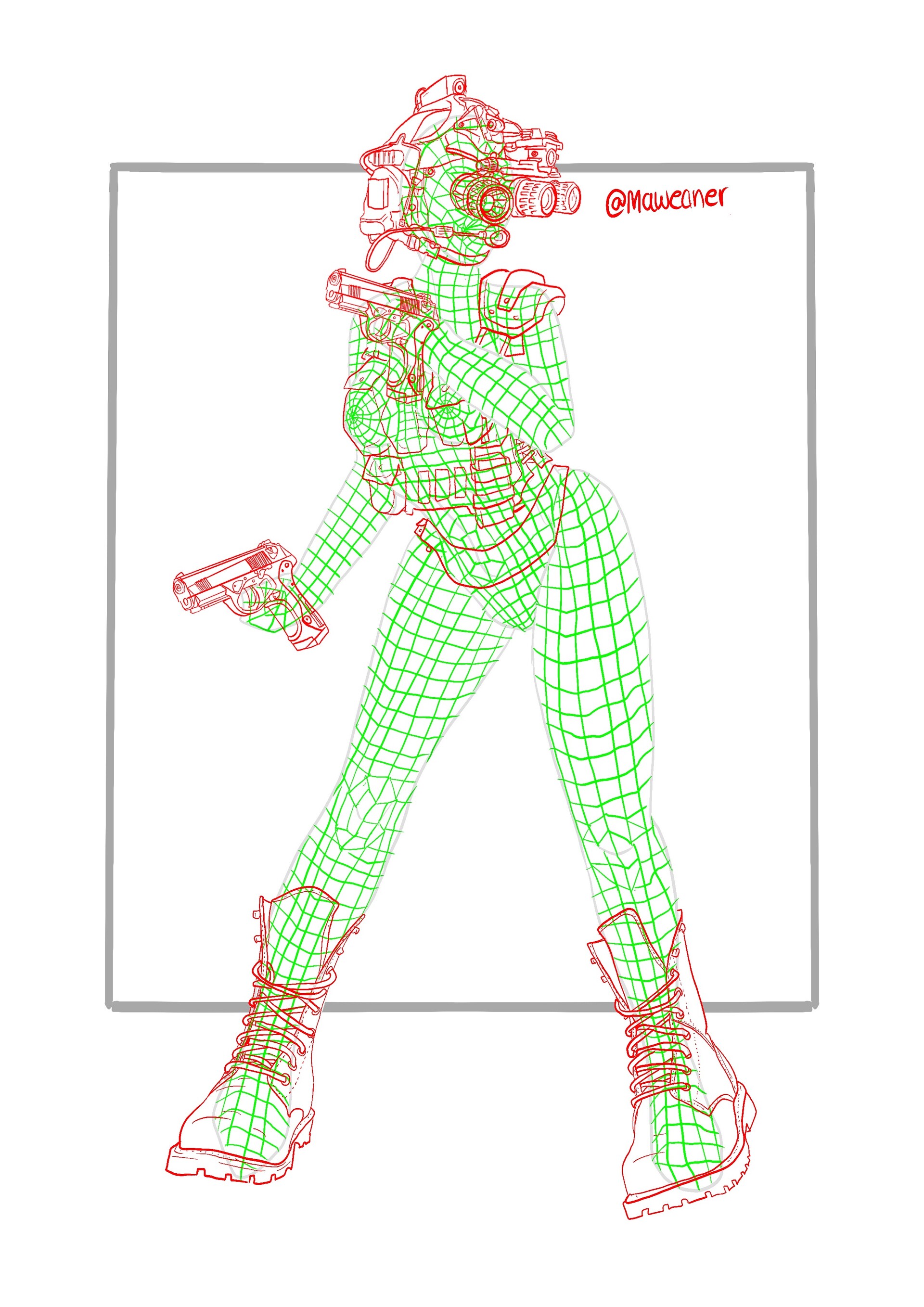 ArtStation - wireframe tactical