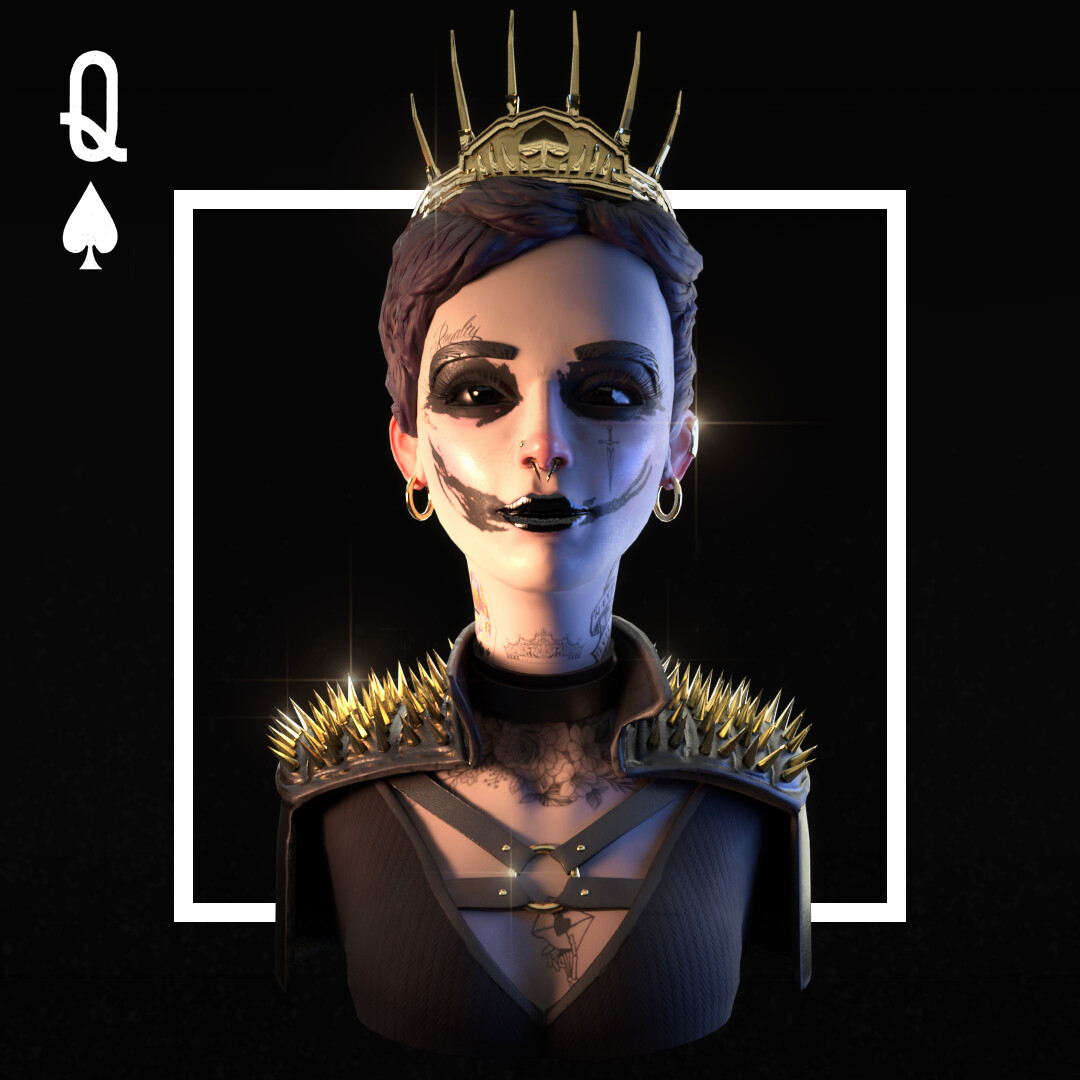 ArtStation - Queen of Spades