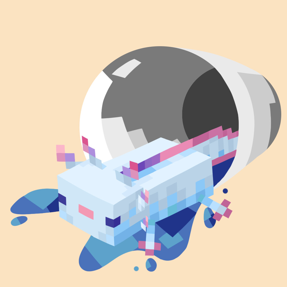 ArtStation - Minecraft Axolotl