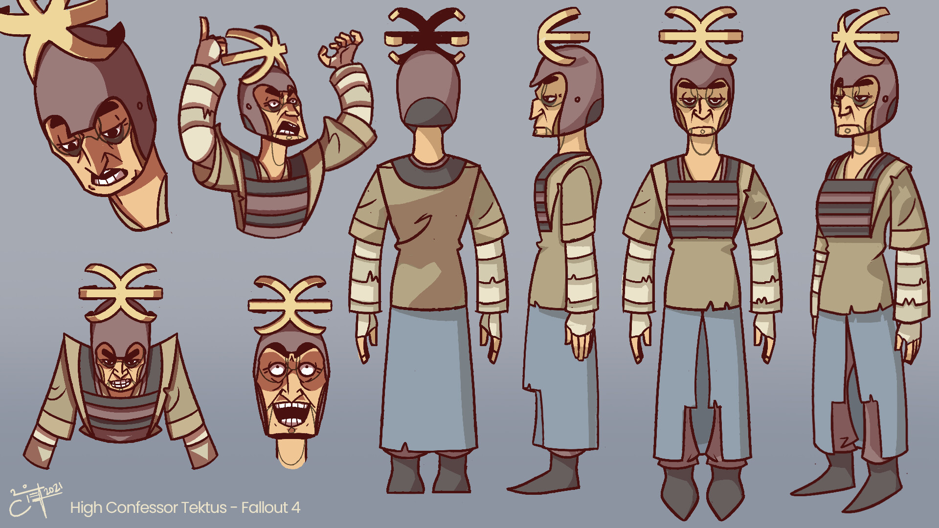 ArtStation - Tektus, Longfellow, Sole Survivor, Nick V, and DiMA stylized concept art