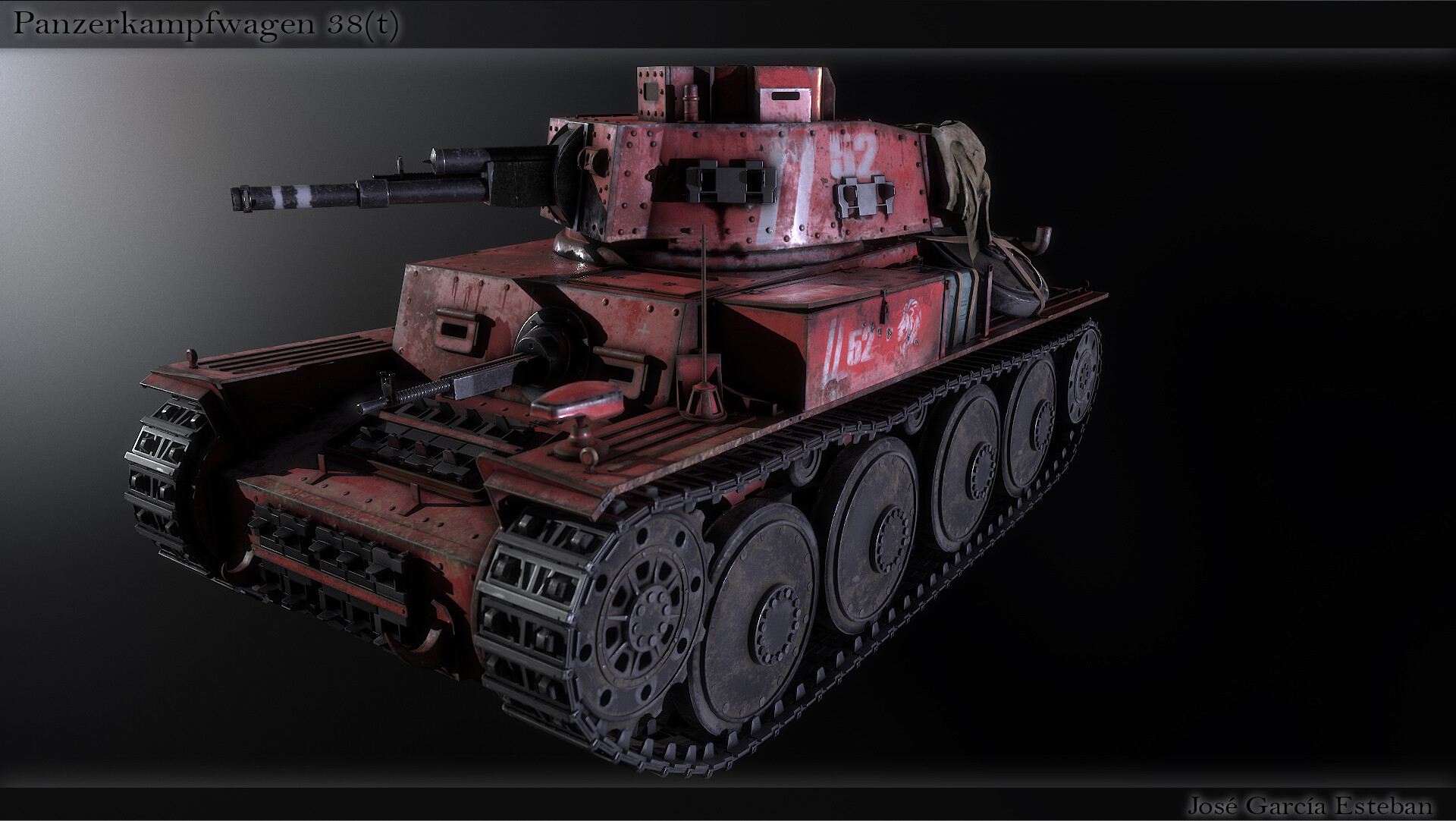 ArtStation - Panzerkampfwagen 38(t) Texture