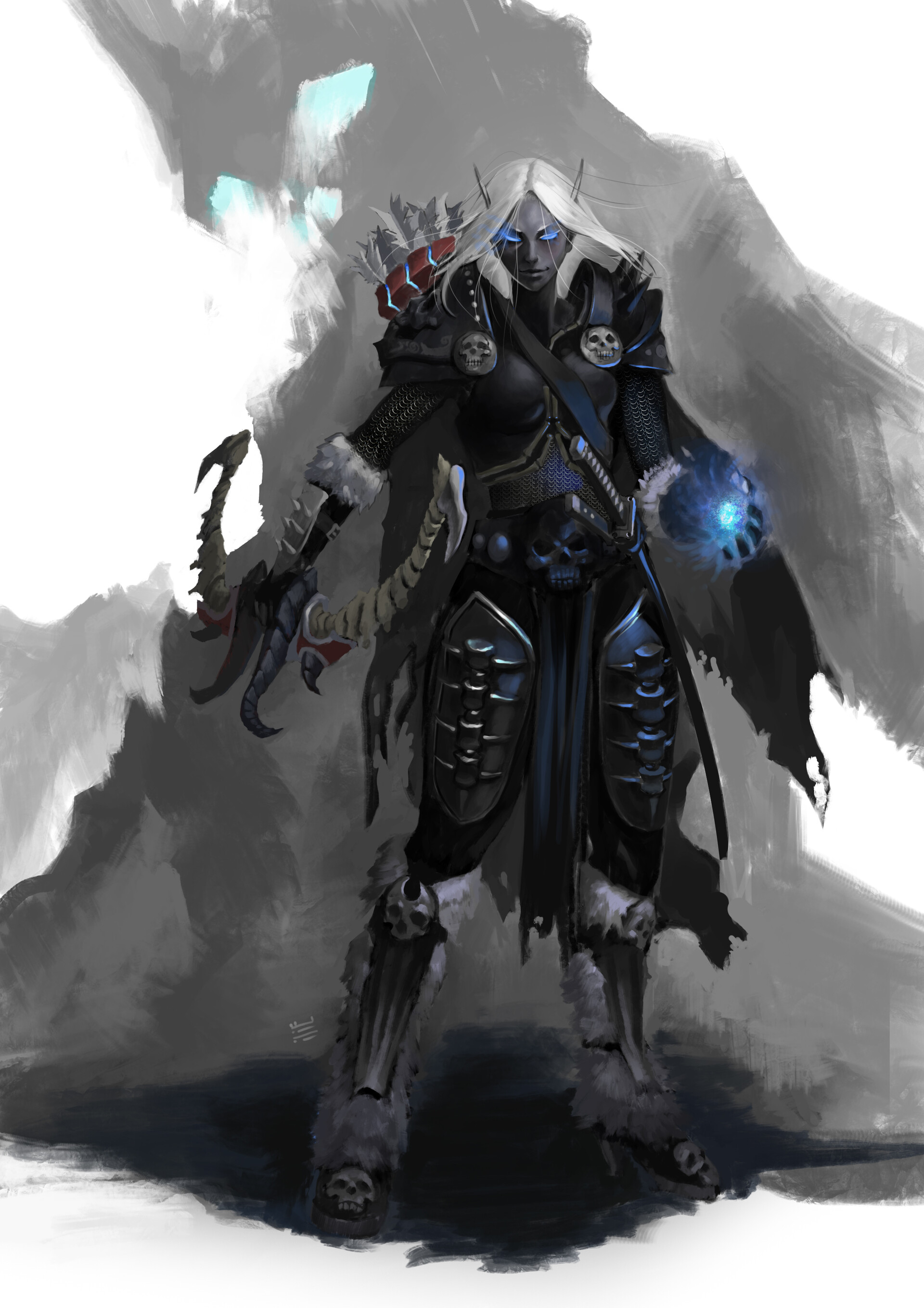 ArtStation - Sylvannas in Lich king armor