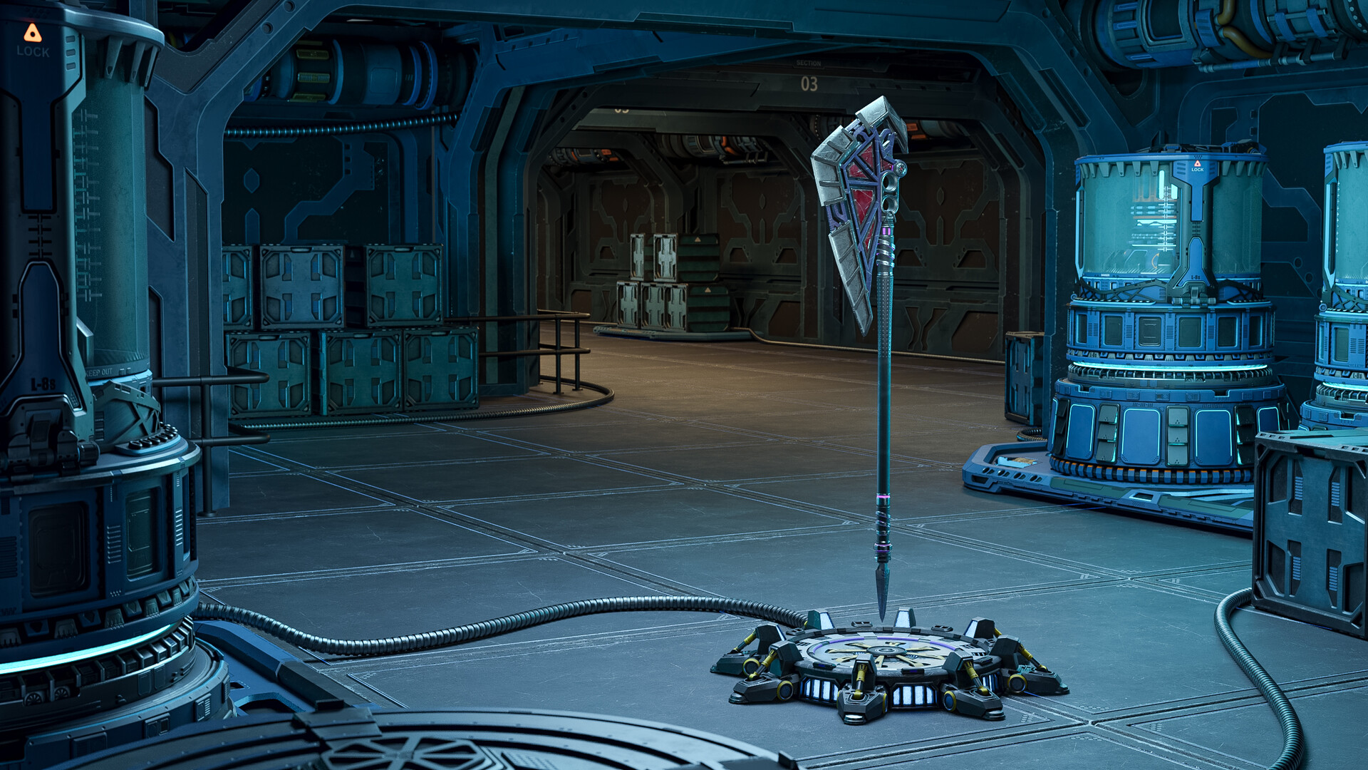 ArtStation - Underground sci-fi base