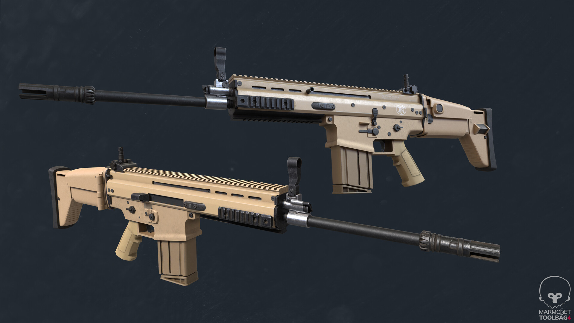 ArtStation - FN SCAR-H