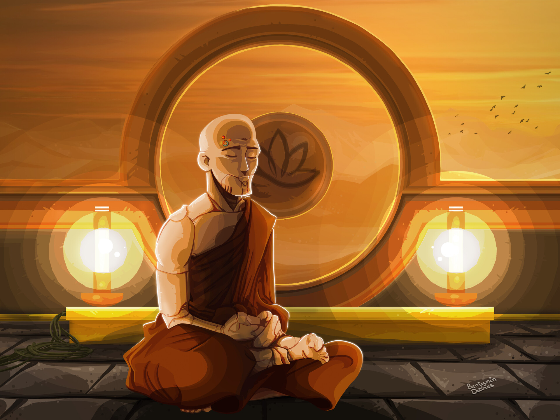 ArtStation - Android Monk