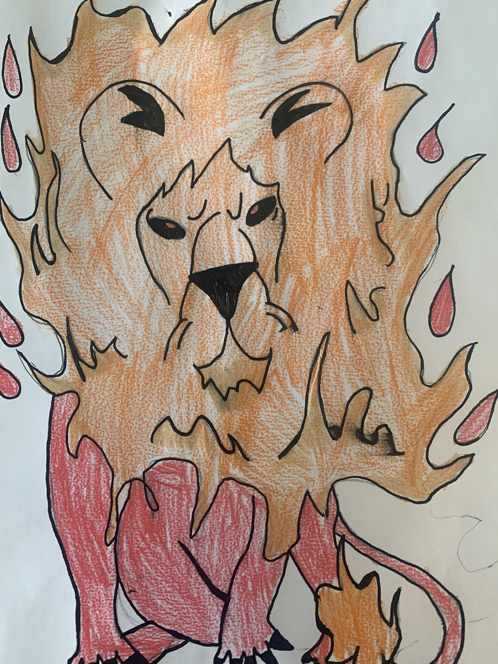 ArtStation - Fire Lion