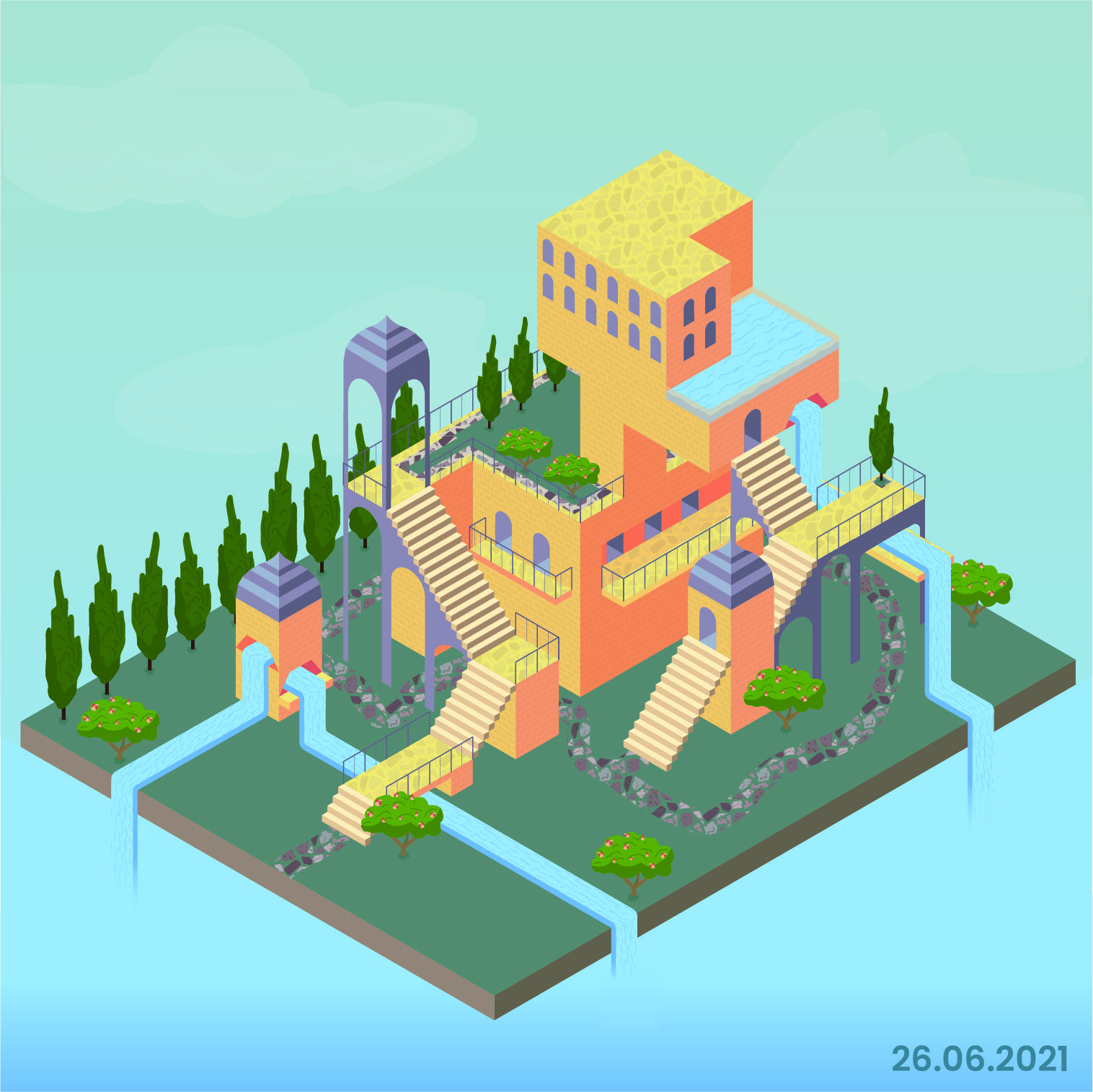 ArtStation - Isometric Fort