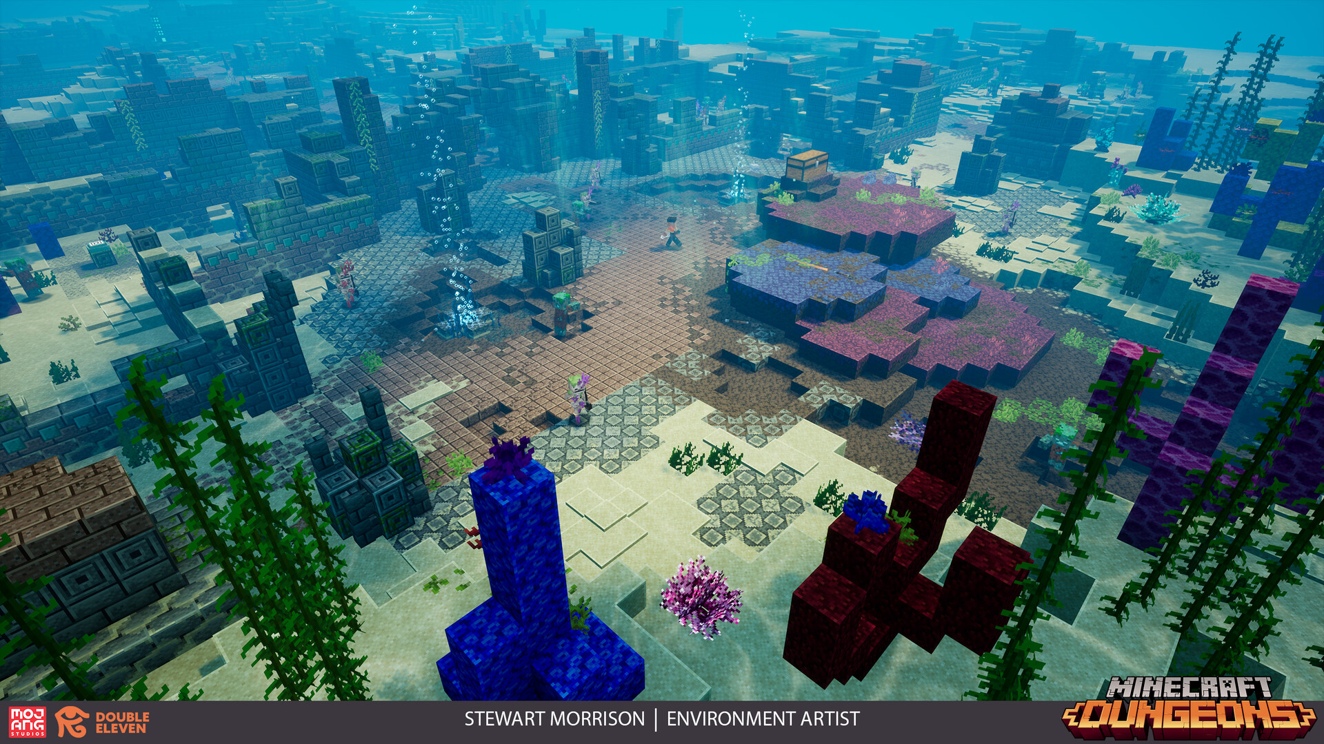 Stewart Morrison - Minecraft Dungeons - Coral Rise