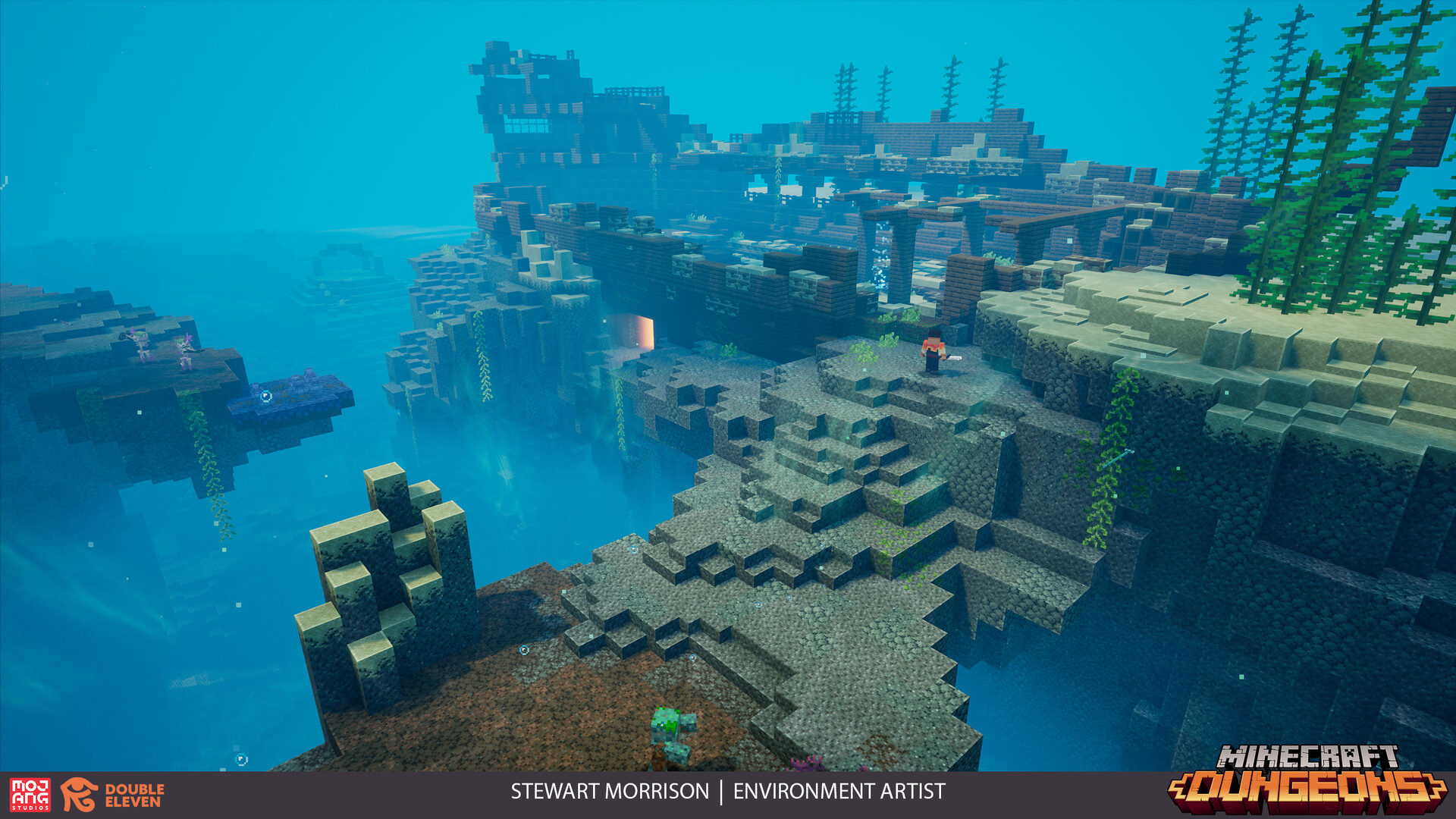 Stewart Morrison - Minecraft Dungeons - Coral Rise