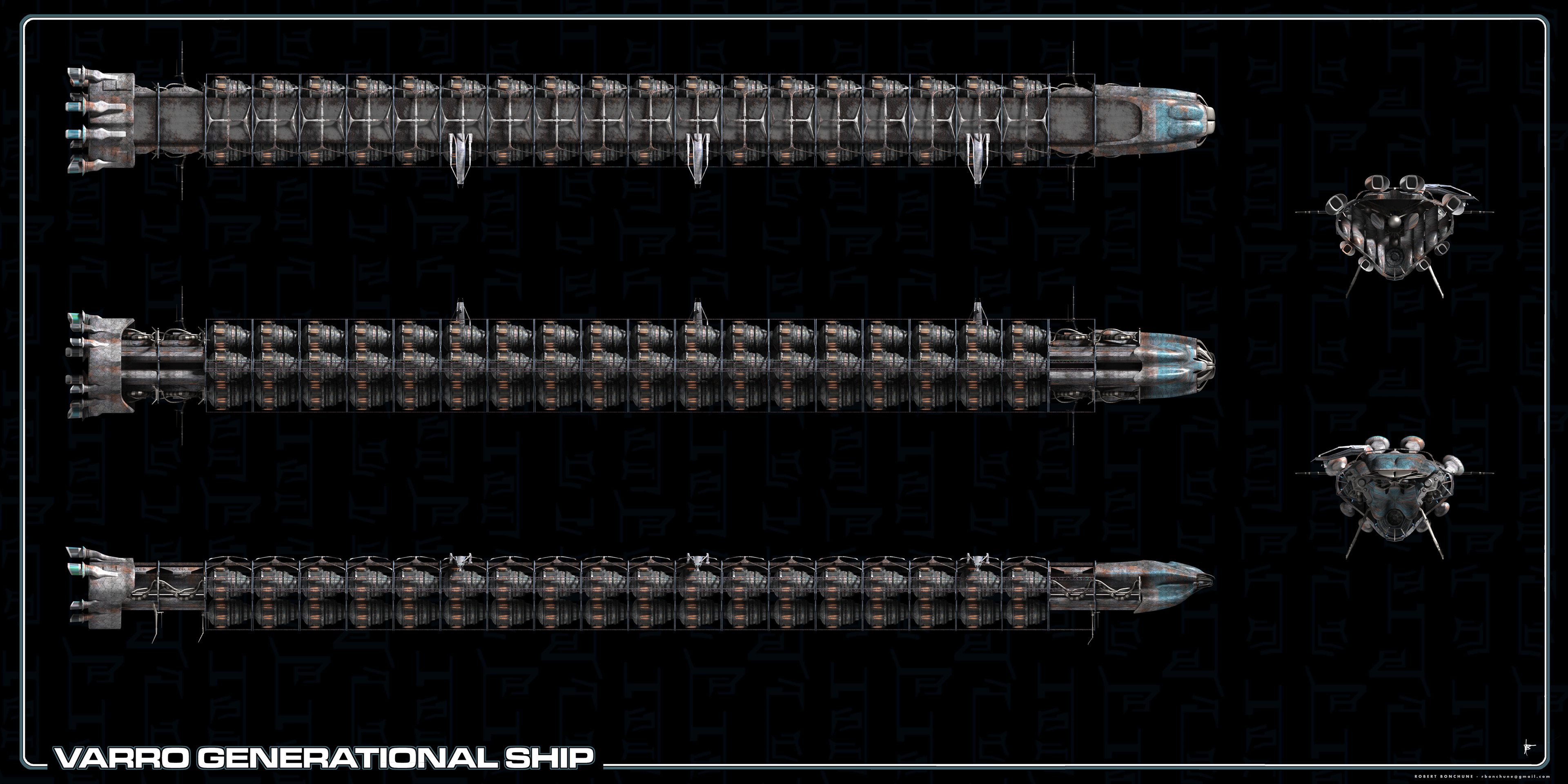 Robert Bonchune - Varro Generational Ship - Star Trek: Voyager