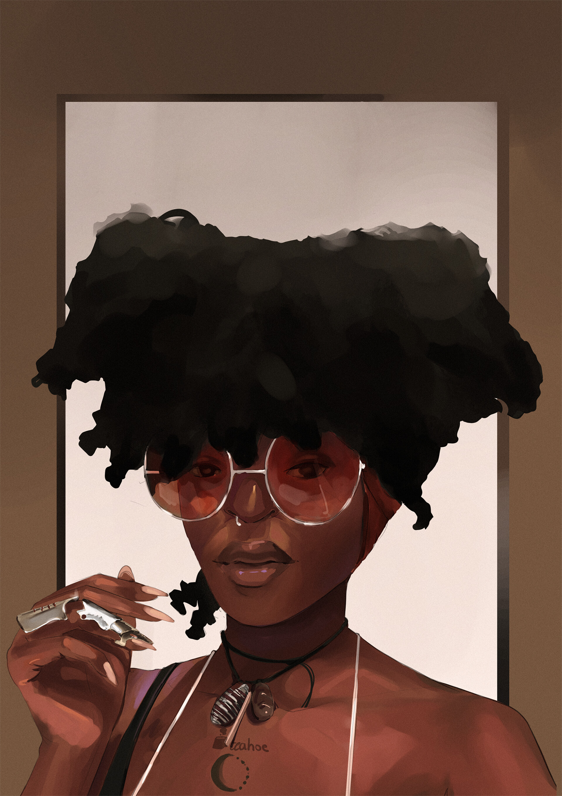 ArtStation - dark skin study