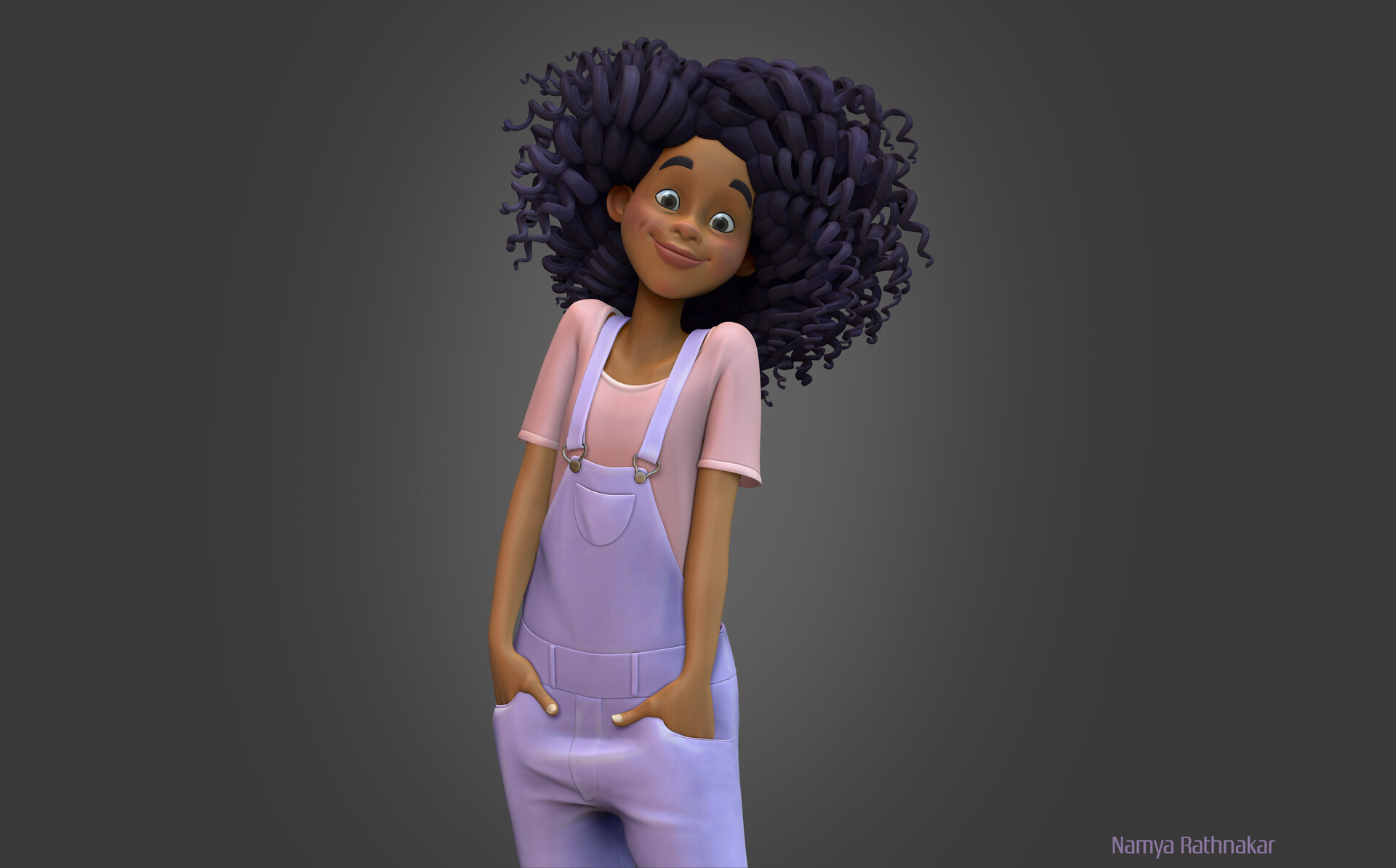 ArtStation - Overall Girl!!