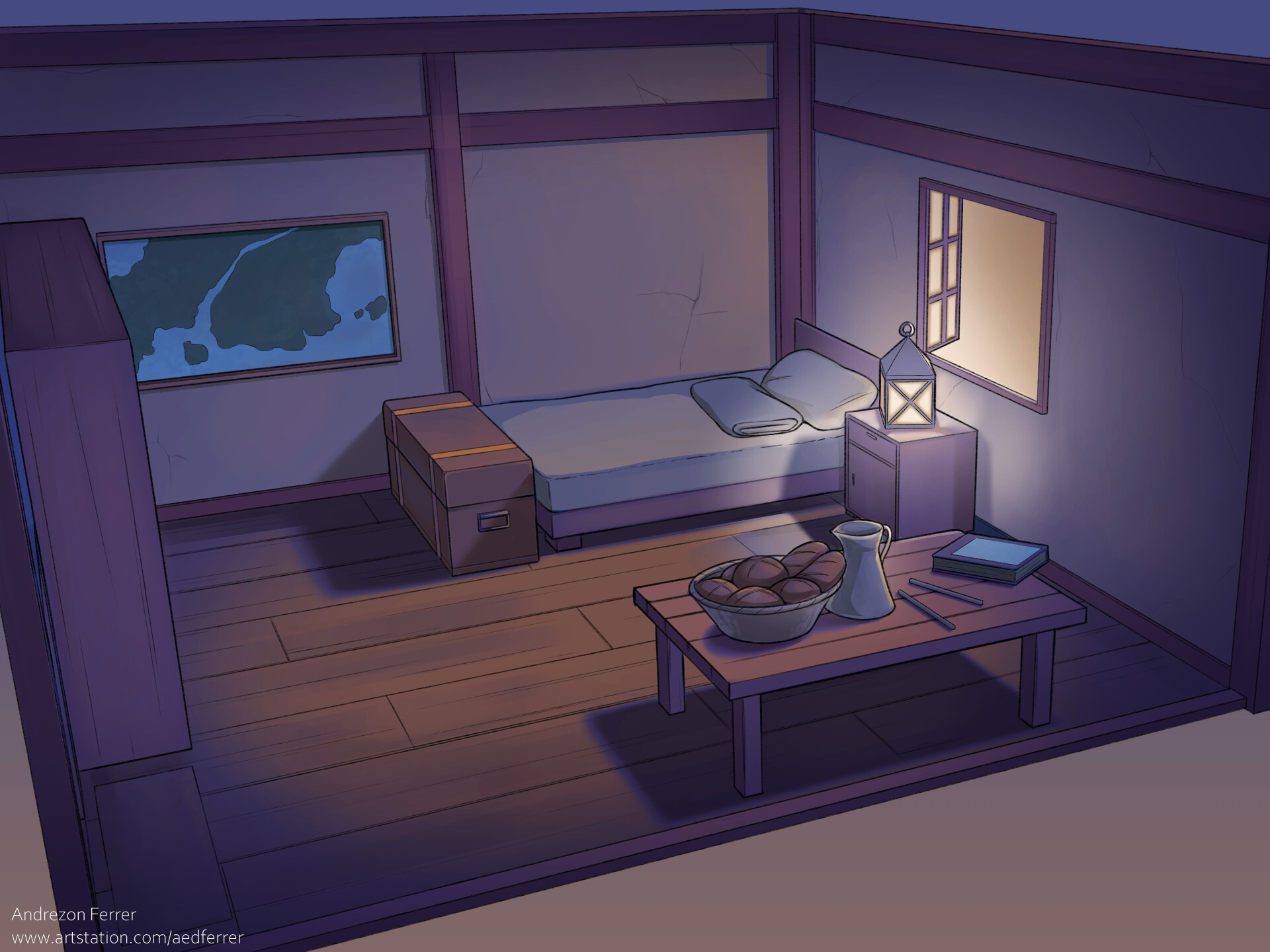 ArtStation - Tavern Room Concept