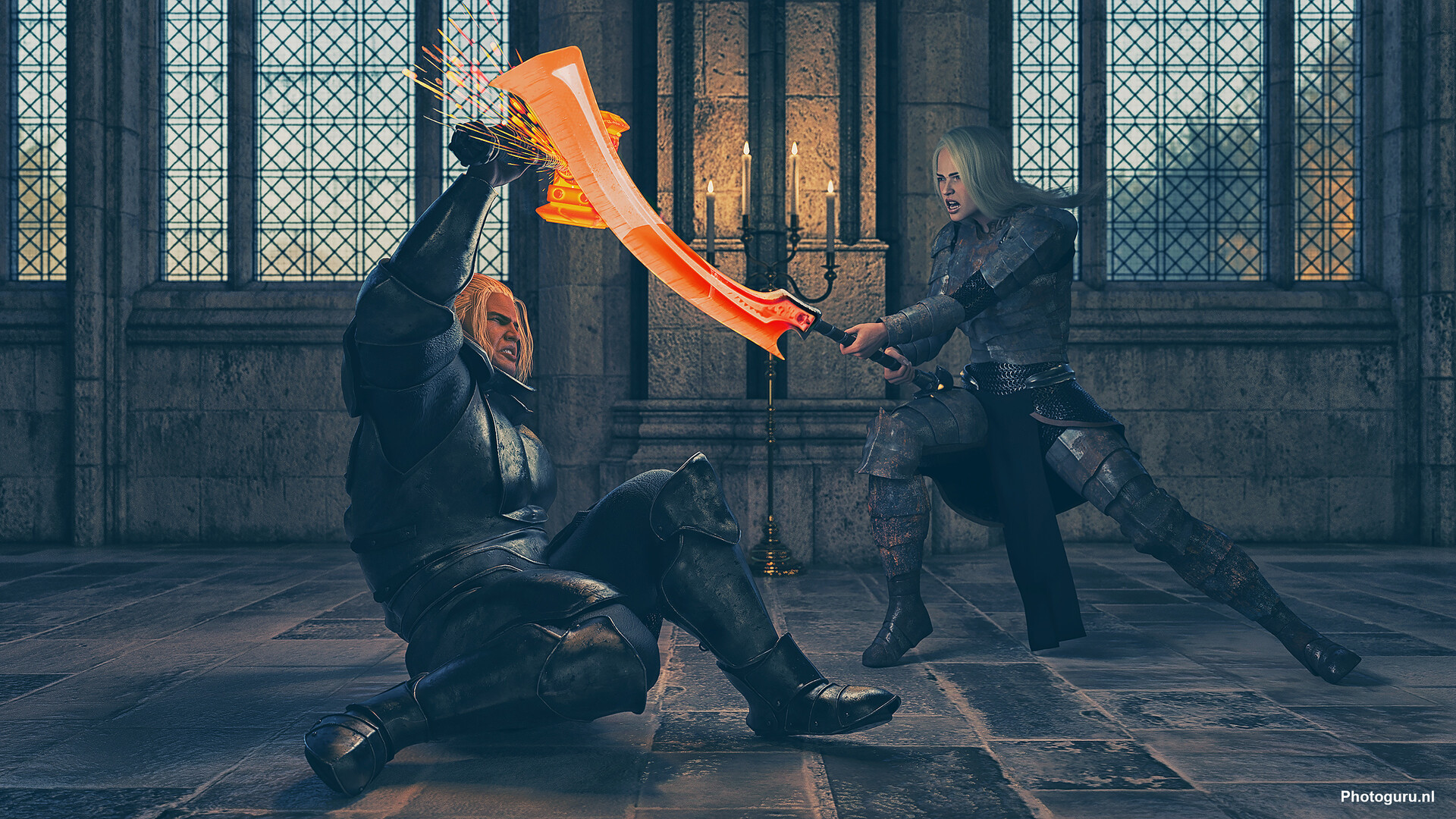 ArtStation - Fight knights