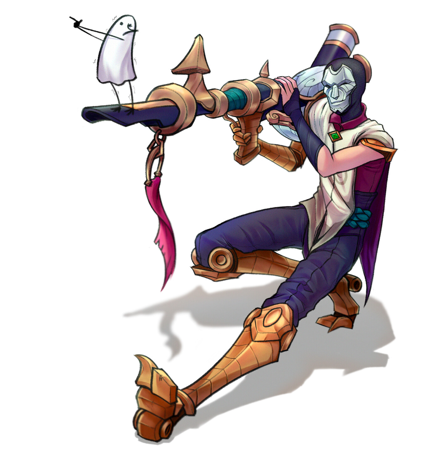 ArtStation - jhin & punpun commission